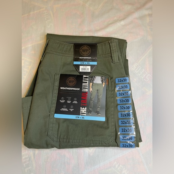 Weatherproof | Pants | Weatherproof Mens Green Cargo Pants | Poshmark